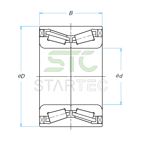 Подшипник JXC25469C-90UA3 TIMKEN (49x84x43) роликовый двухрядный ...